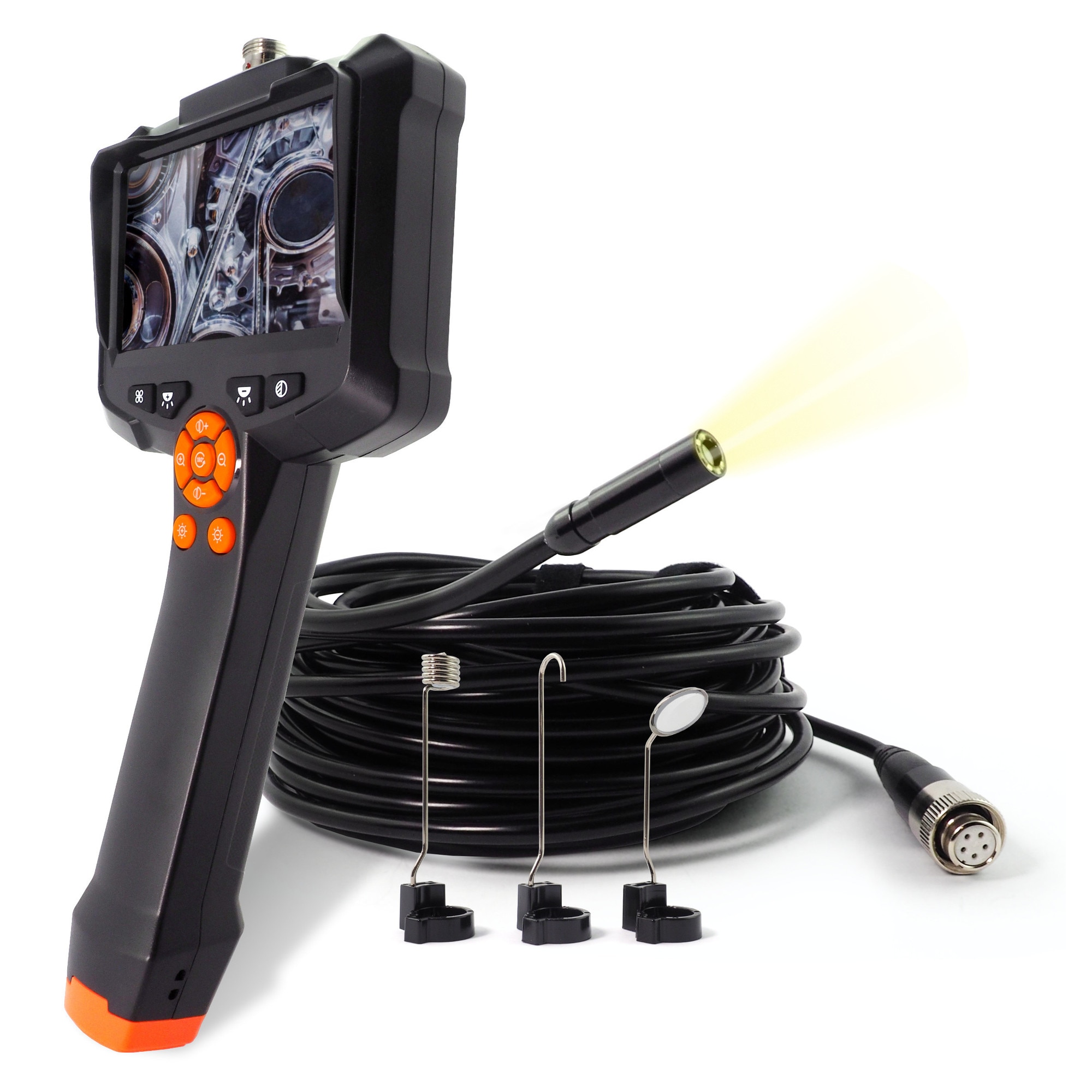 Camera de inspectie endoscop profesionala Inskam G30-10M, cu ecran LCD ...