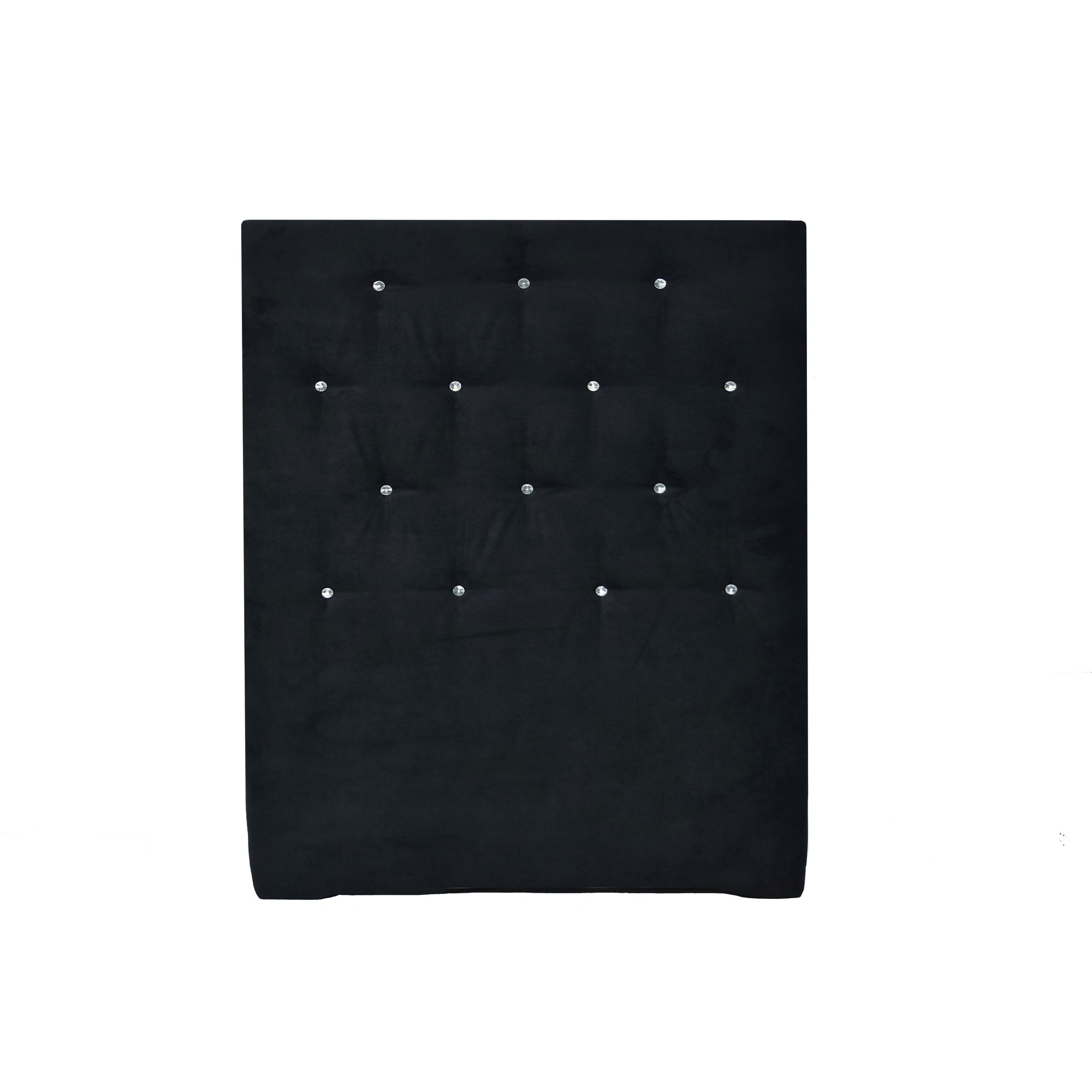 Tablie pat Sirius mare, material plusat negru, 128 x 200 cm - eMAG.ro