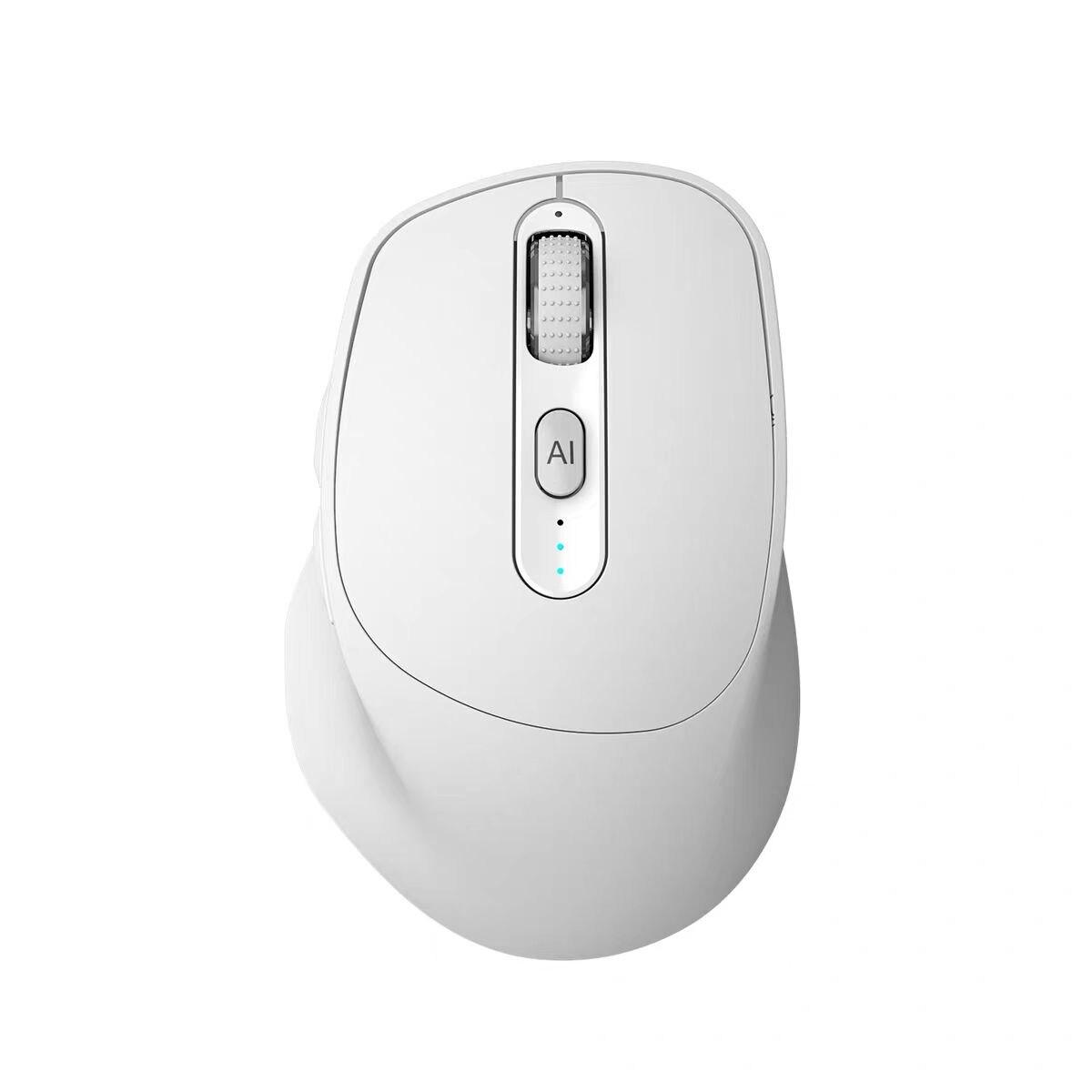 Mouse wireless Firelison AI Aurora, ergonomic, RGB, alb, 1600dpi, 6 ...