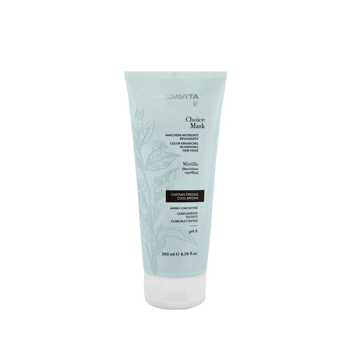 Masca de Par Coloranta Cool Brown (Castanie) 200ml - eMAG.ro