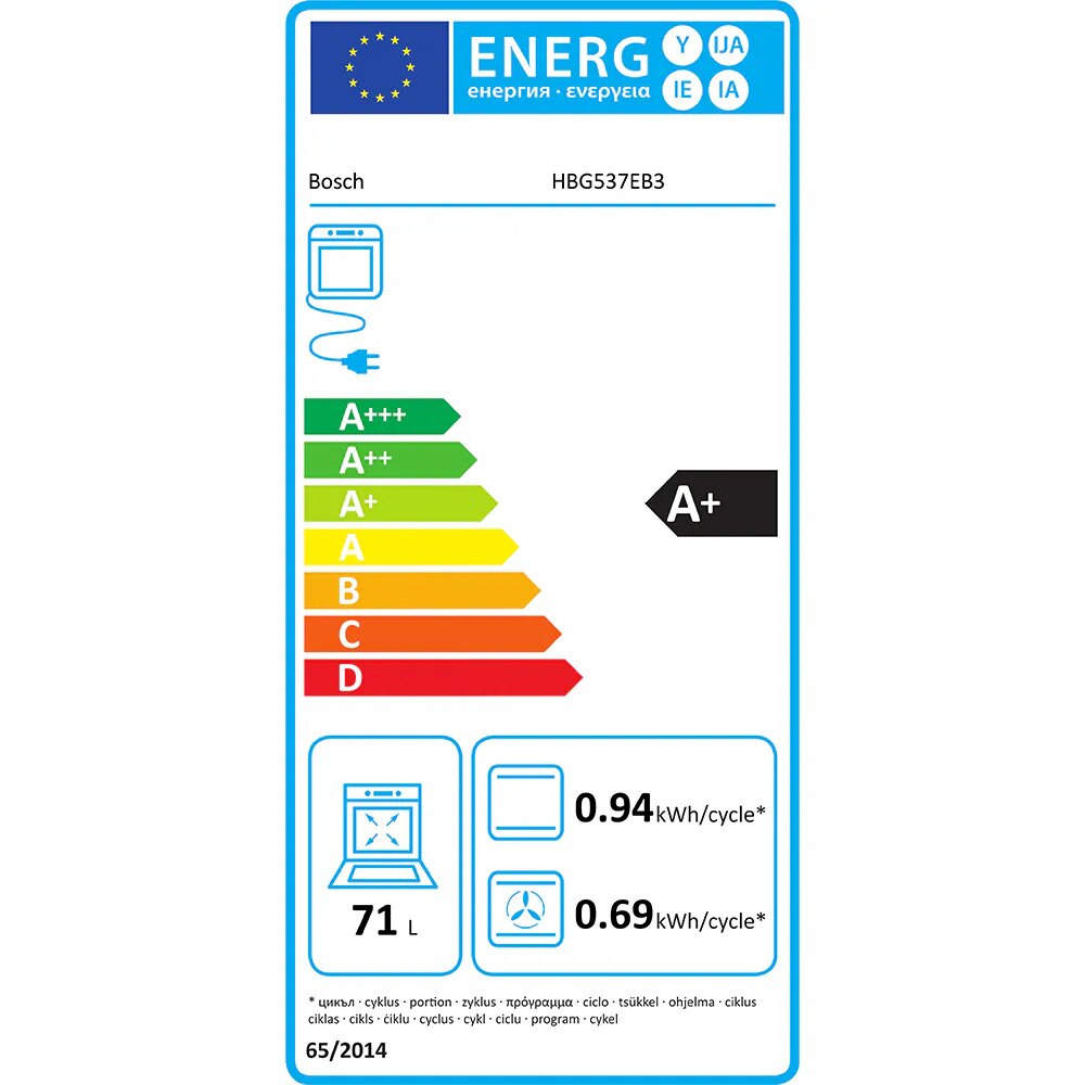 Cuptor Incorporabil BOSCH HBG537EB3, Electric, Autocuratare EcoClean ...