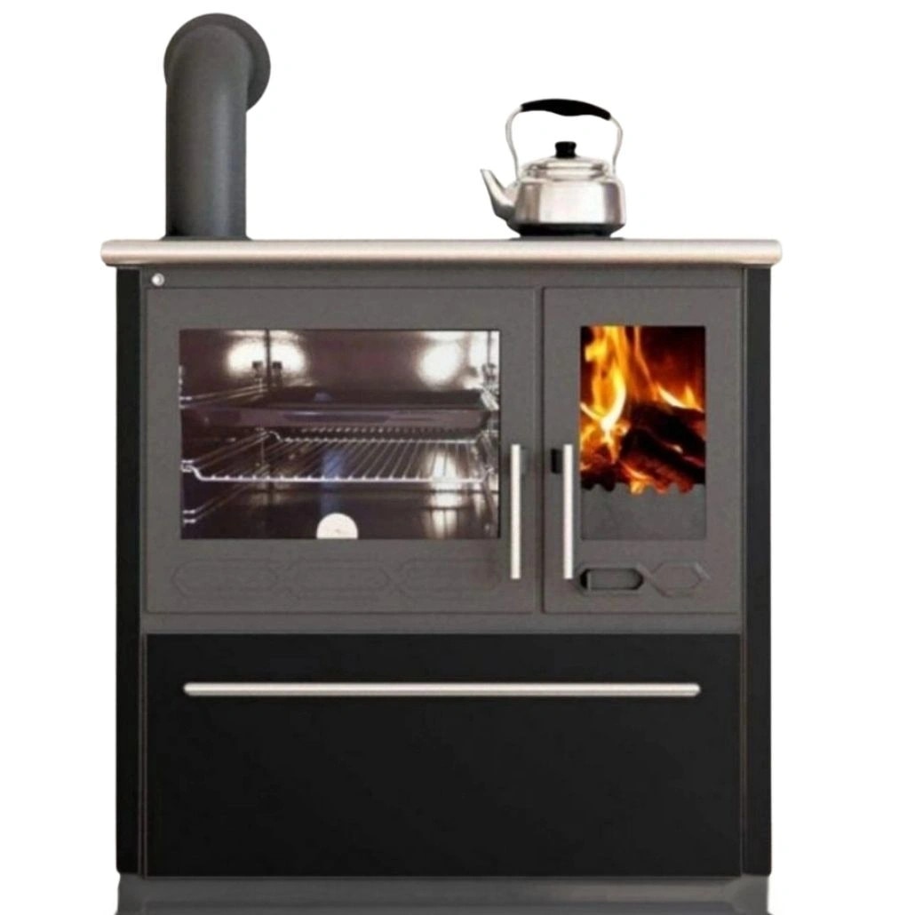 Soba de gatit P85 Negru cu plita si cuptor - 8kW - racord stanga - eMAG.ro