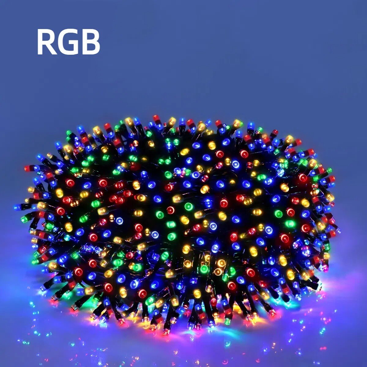 Instalatie de Craciun Liniara RABY, 8 m, 100 LED-uri, Cu 8 jocuri de ...