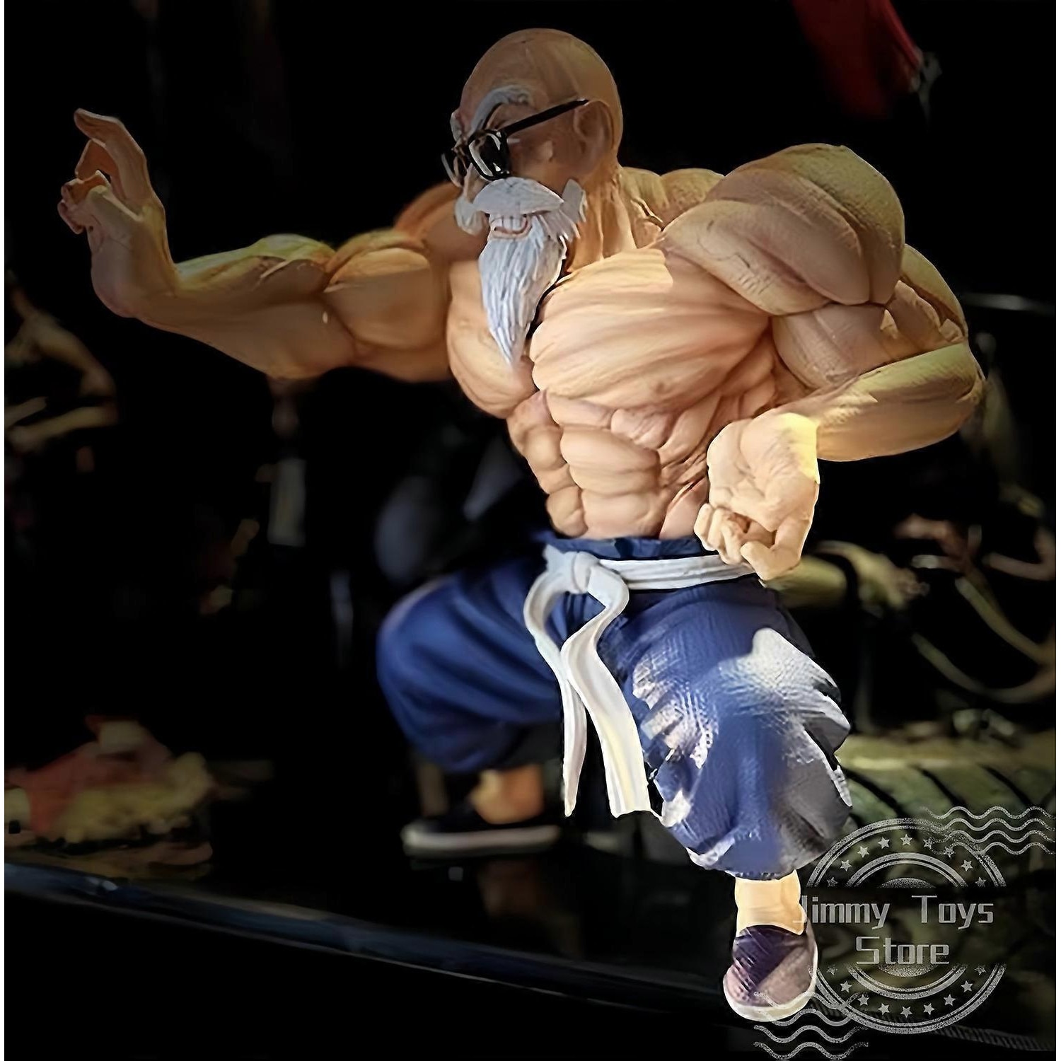 Figurina Dragon Ball, Master Roshi, PVC, 10 cm, set cu cutie - eMAG.ro