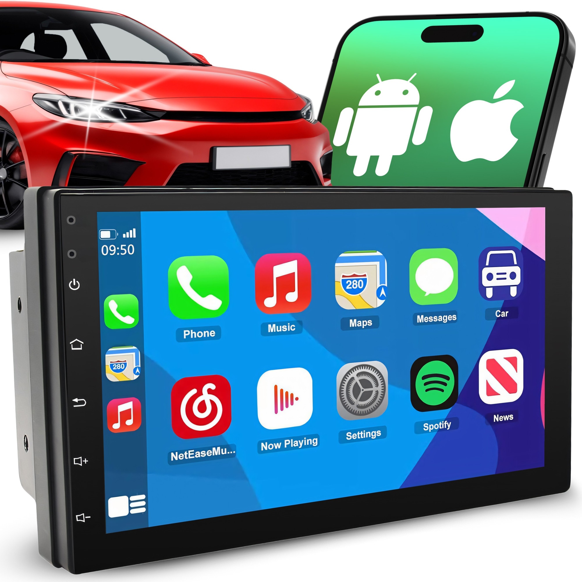Navigatie Auto Multimédia 7” RETOO DriveTech Android 8.1, OBD, GPS ...