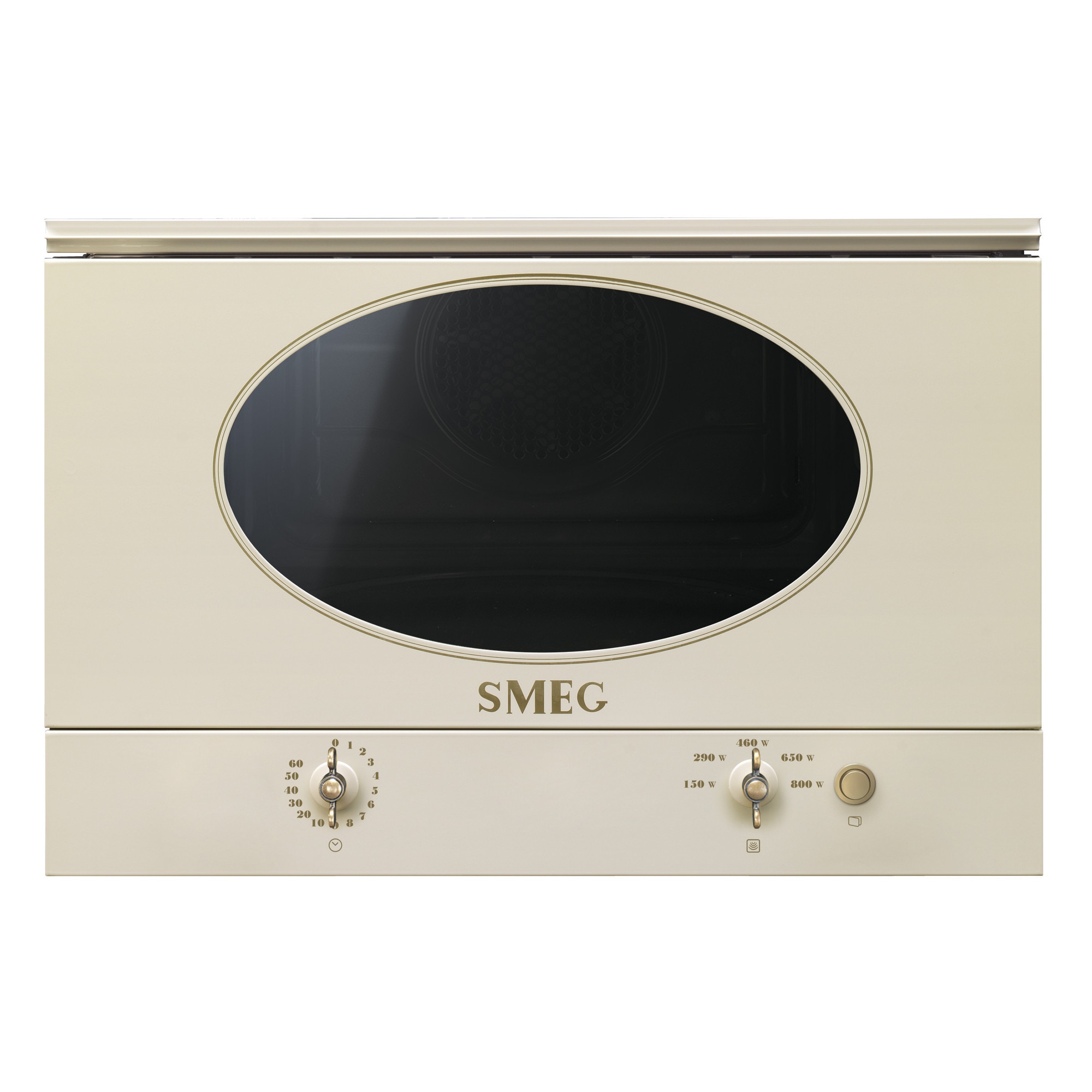 Cuptor cu microunde Smeg, gama Coloniale, 23l, crem, incorporabil, 850W ...