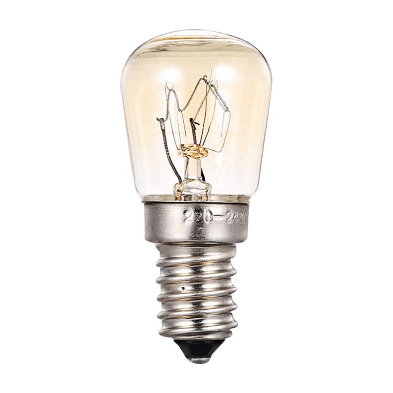 Bec cu filament pentru cuptor, E14 ST26, 15W, 60lm, rezista pana la 300 ...