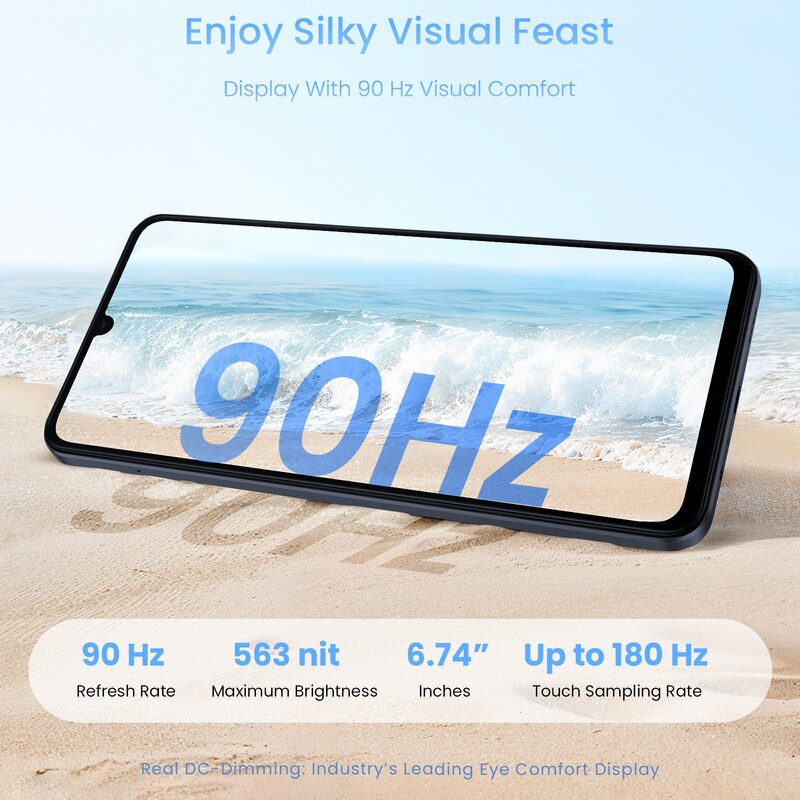 Smartphone realme Note 70T 4G 4+256 GB, ecran de 6,75 inci, negru ...
