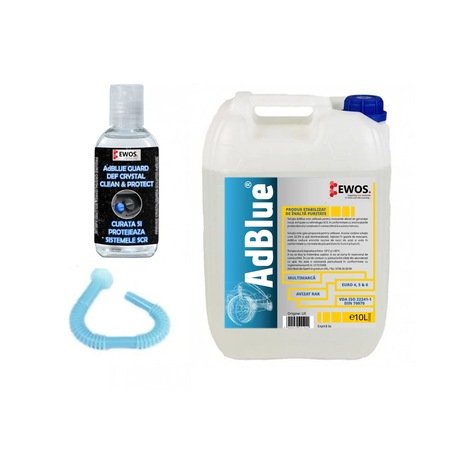 Set AdBlue Multimarca 10L Ewos, palnie de umplere inclusa si Aditiv ...