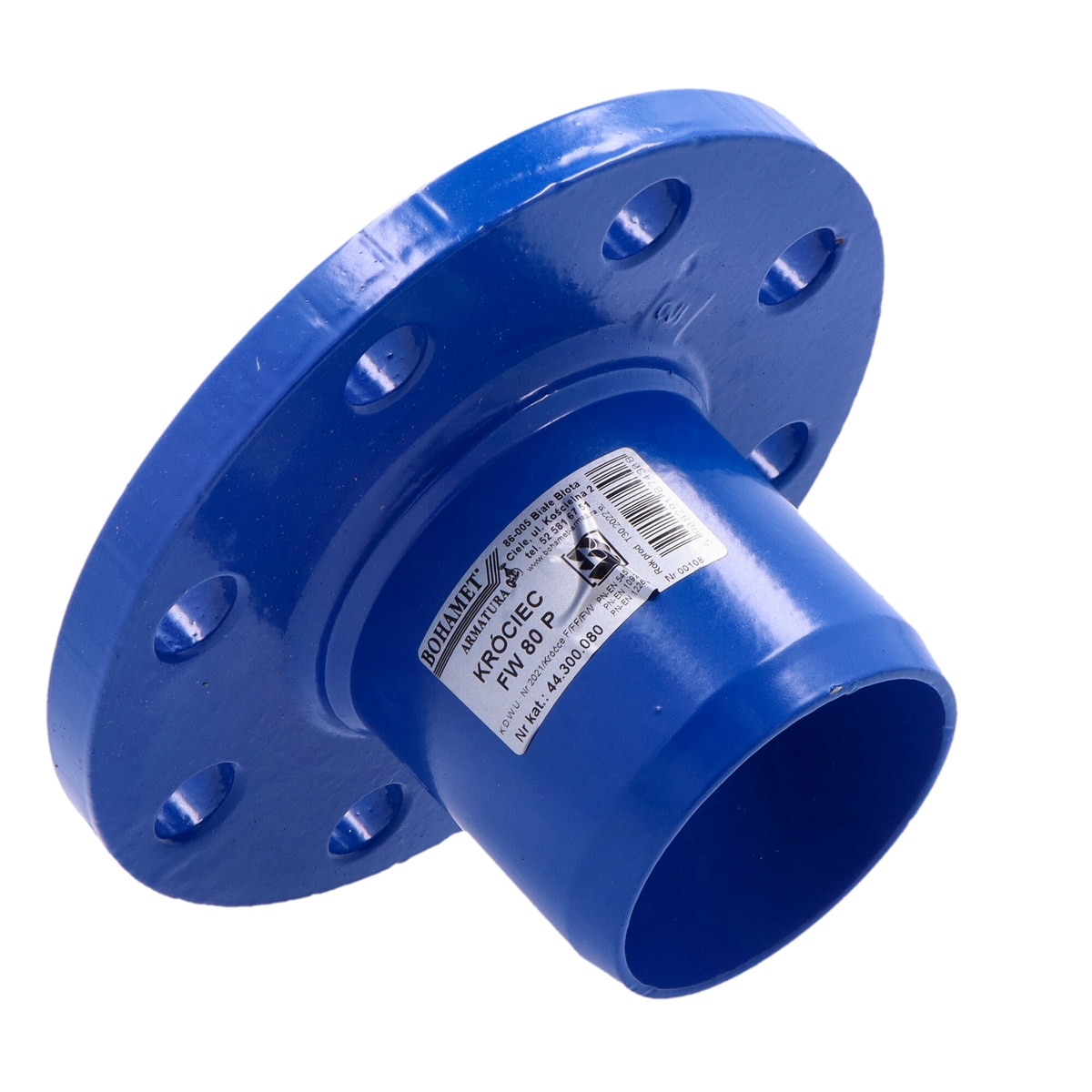 Conector cu flansa pentru tevi PVC, BOHAMET-ARMATURA, DN80, PN10 ...