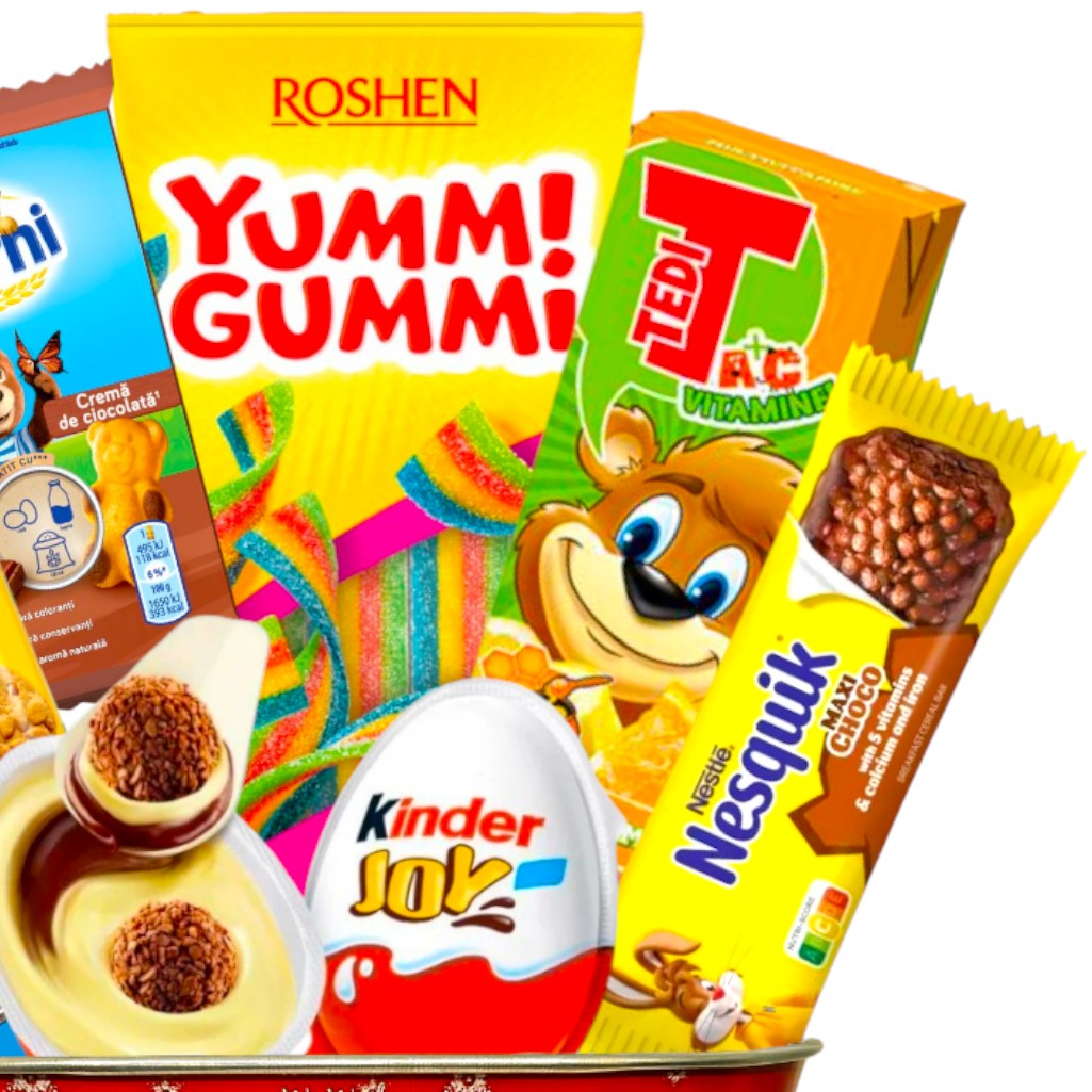 Pachet Cadou Copii Craciun & Mos Nicolae, model Kids Joy, cu Ou Kinder ...