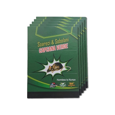 Set 35 capcane cartonate cu lipici pentru soareci, sobolani si insecte ...