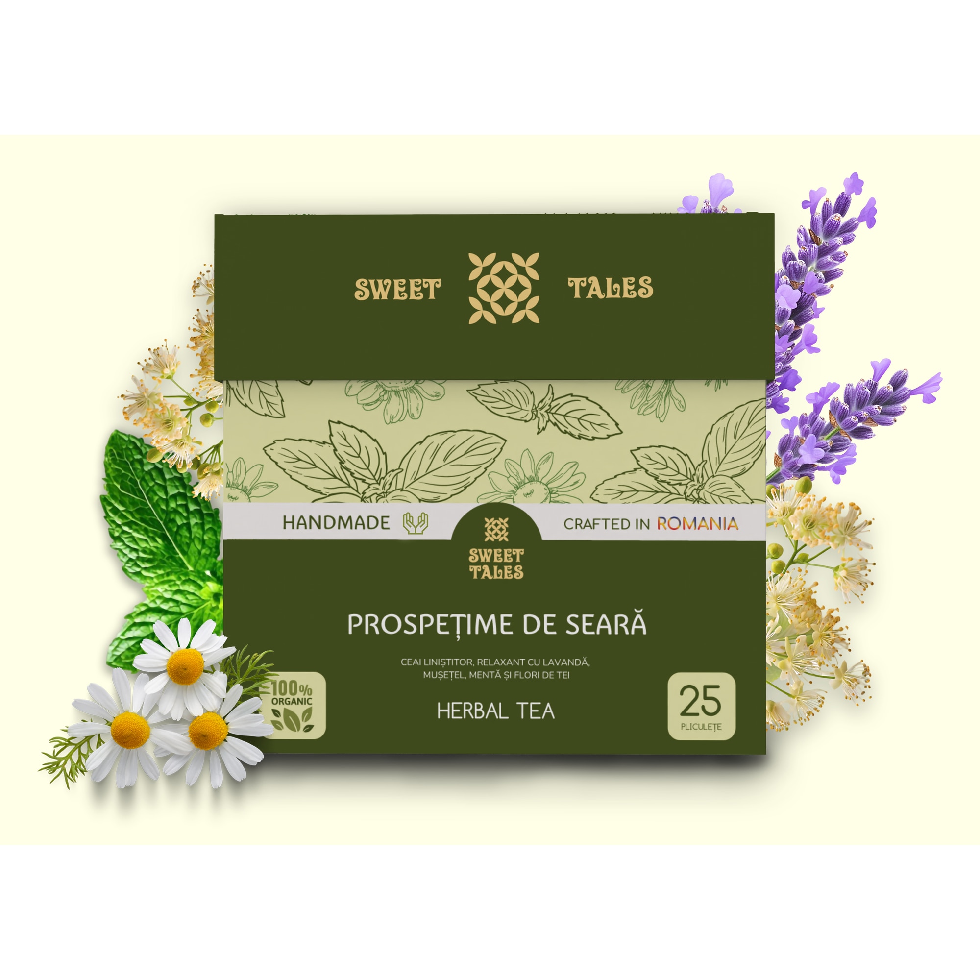 Ceai Sweet Tales, Prospetime de seara, calmant cu lavanda, musetel ...