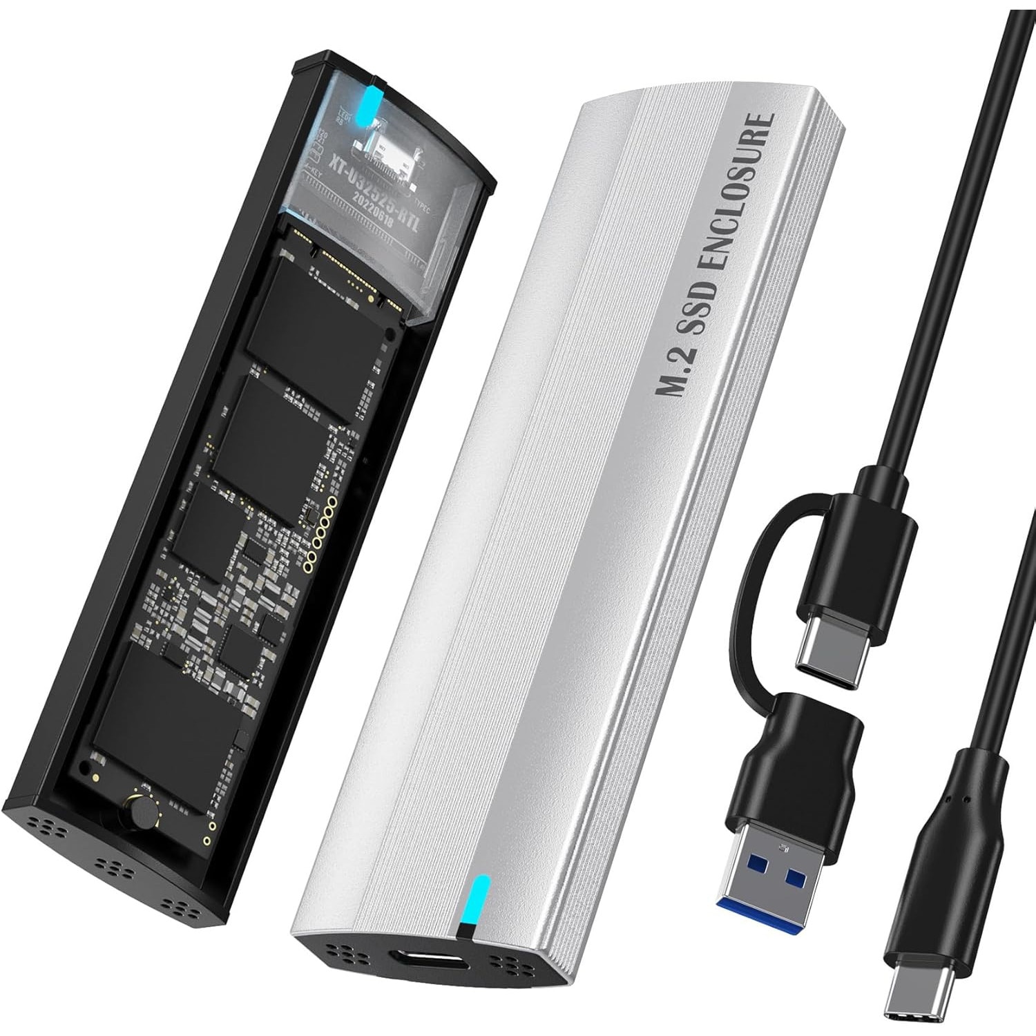 Rack extern SSD M.2 NVMe/NGFF, PRESOMA®, 10 Gbps, USB 3.1 Gen2 ...