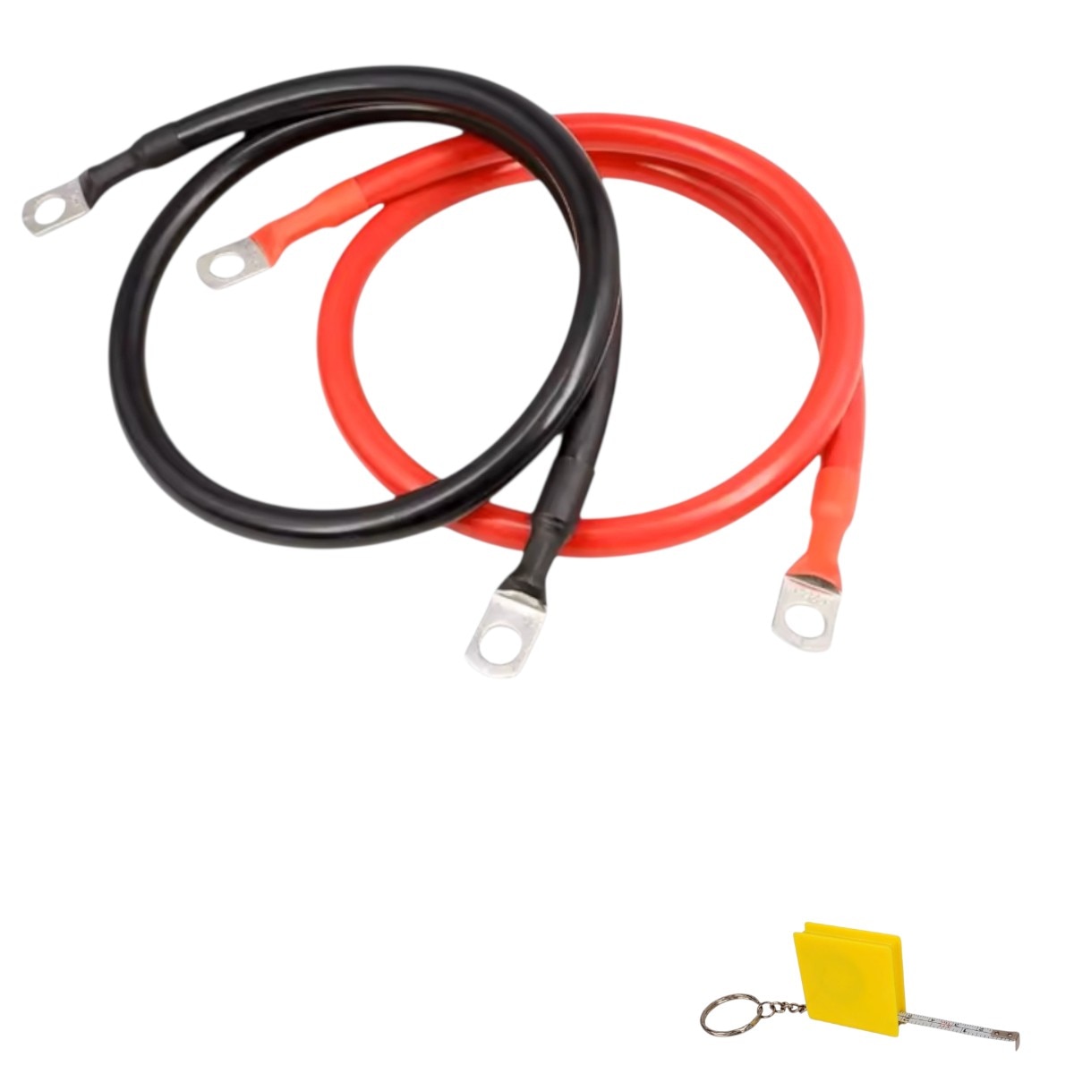 Cablu conectare baterie 10mm² Cupru, 300cmX2, cu papuci M8 la capete ...