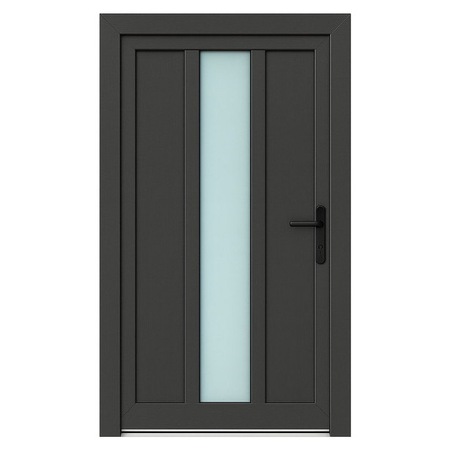 Usa exterior termopan(PVC) Titanum, culoare antracit, 110x210 - eMAG.ro