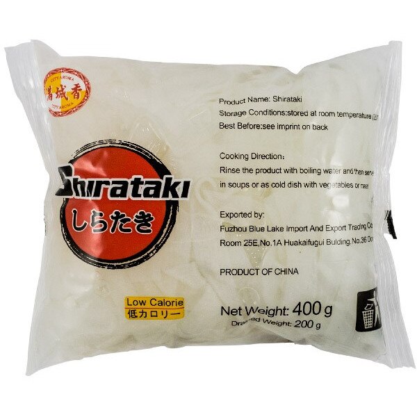 Shirataki Taitei lati (fini) din faina de konjac, 400g - eMAG.ro