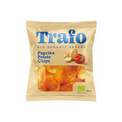 Chipsuri bio cu paprika, 40g Trafo - eMAG.ro