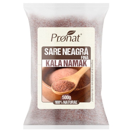 Sare neagra fina Kala Namak, 500g Pronat - eMAG.ro