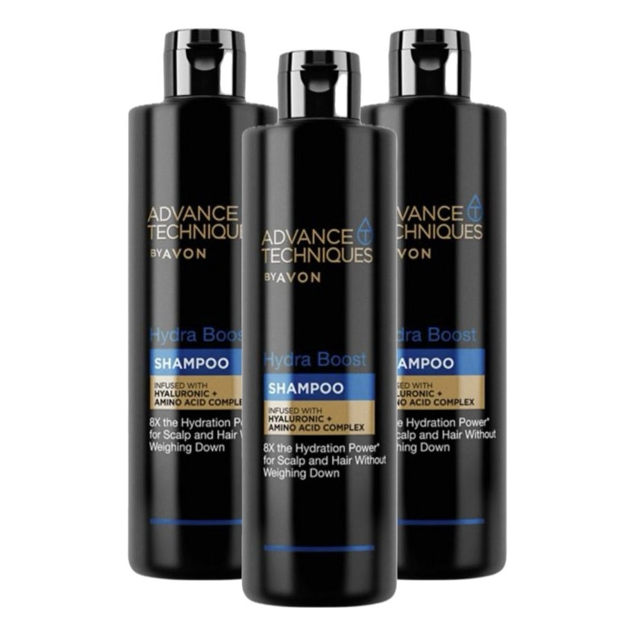 Set Sampon Hydra Boost, Avon, 3 x 400 ml, Unisex, Par subtire ...