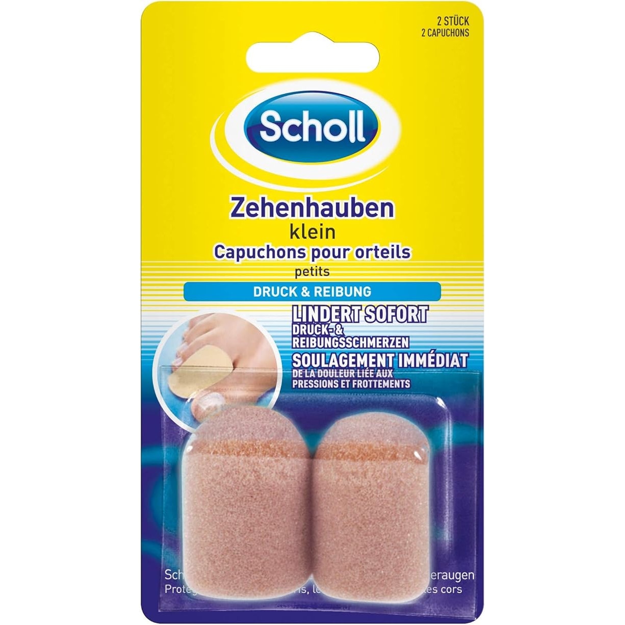 Orteza pentru degete Scholl, set 2 buc, spuma cu memorie - eMAG.ro