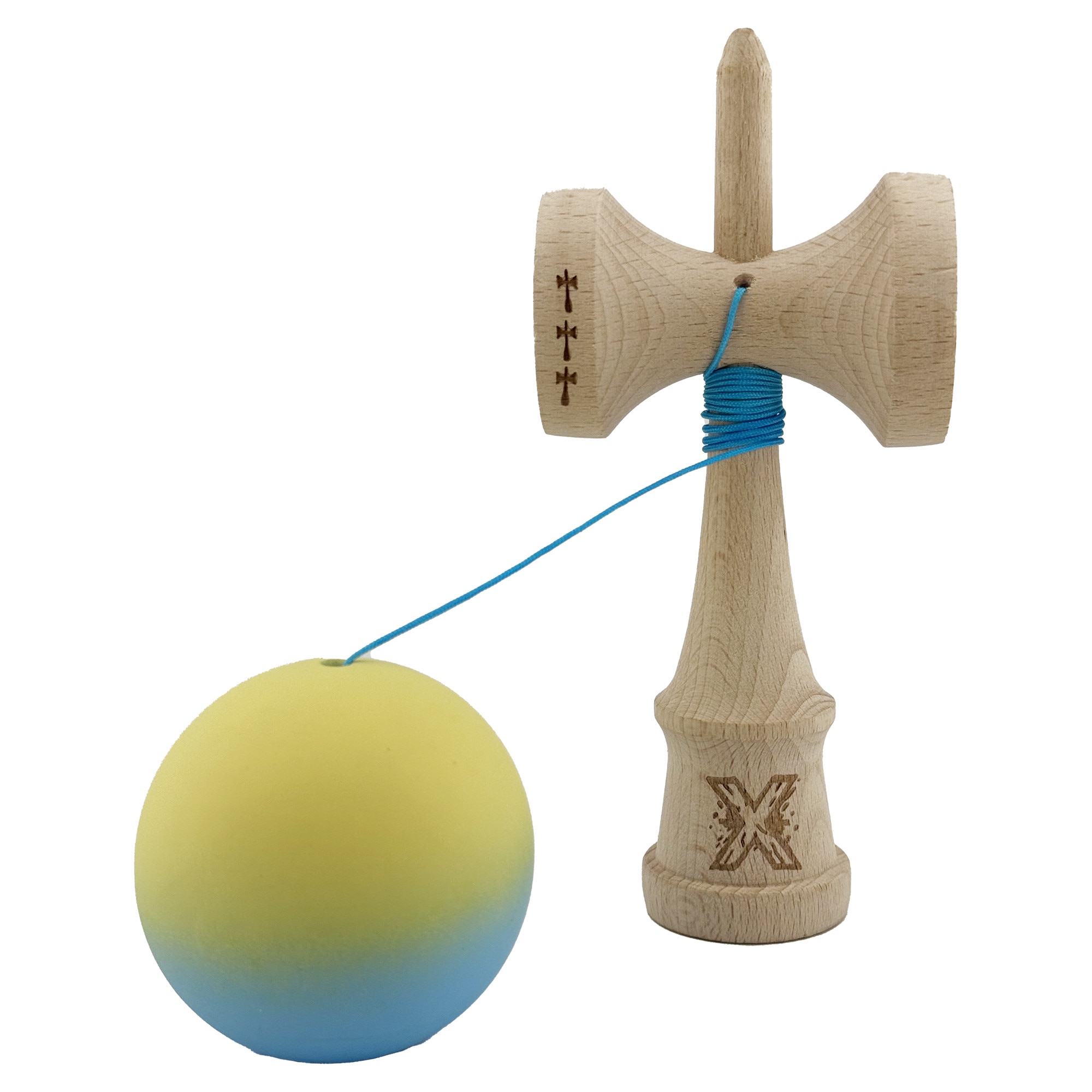 Kendama X Originala, Profesionala, Flippy, Big Cups V2, Rubber Grip cu ...