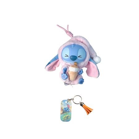Jucarie de plus Stitch Pachet promo: Roz-Albastru, 15 cm, Breloc Stitch ...