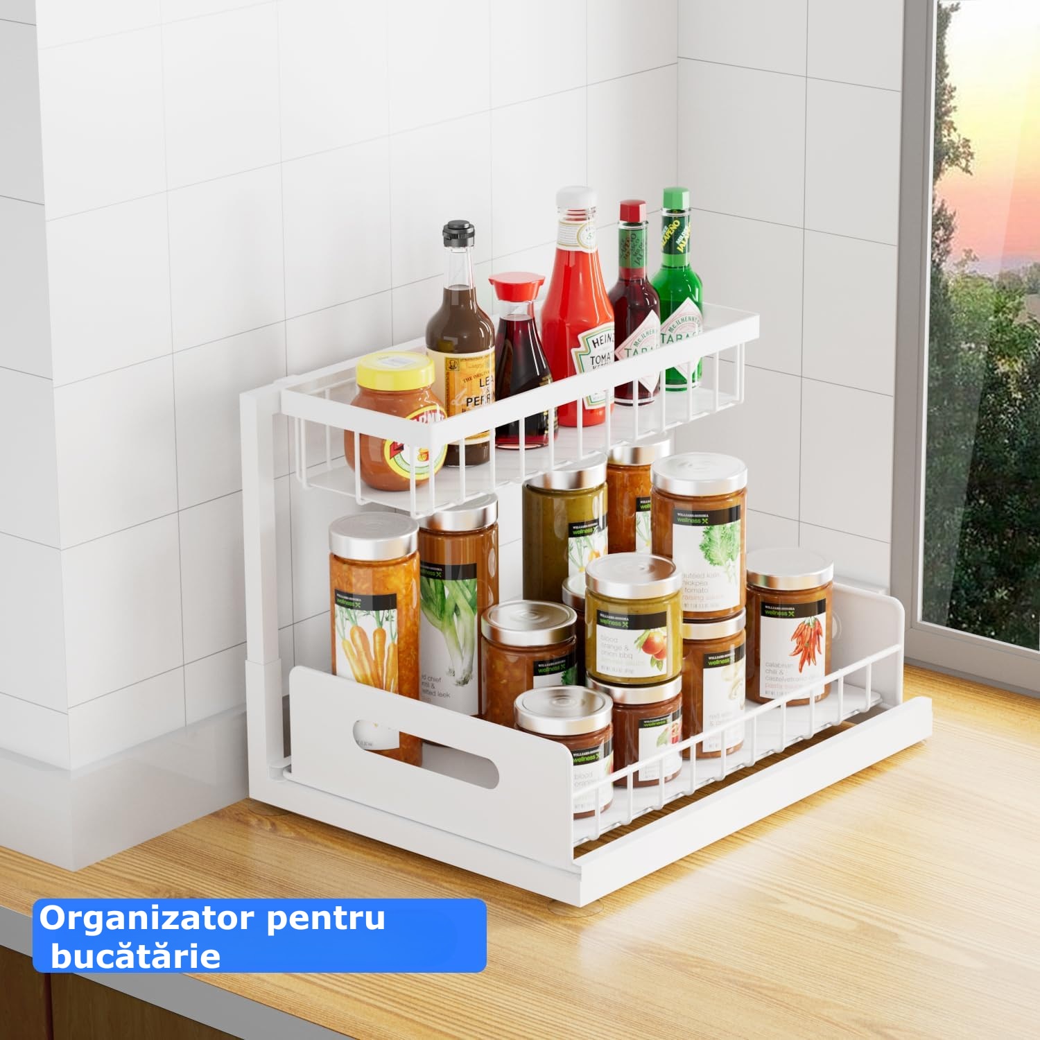 Organizator cu sertare, Simply Joy, pe 2 Nivele pentru Dulap, sub ...
