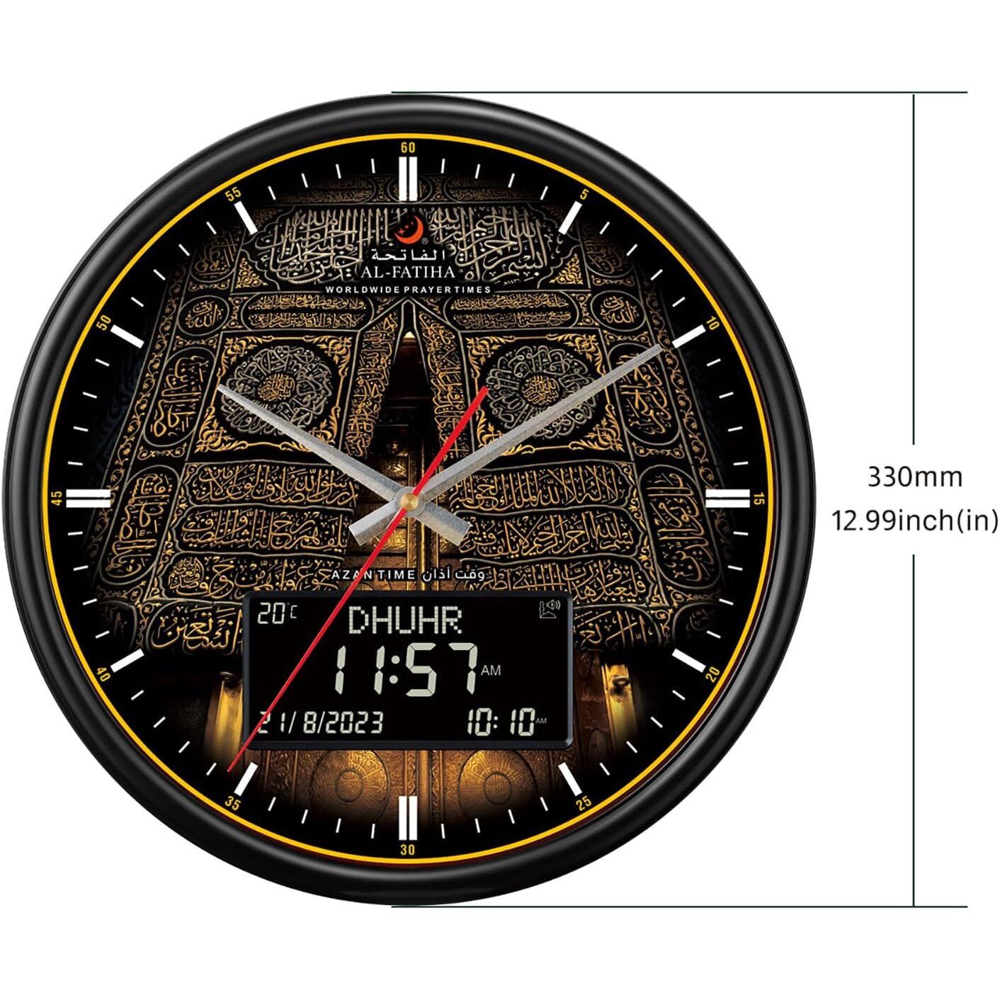 Ceas digital de rugaciune Azan, sunet de inalta calitate, setari de ...