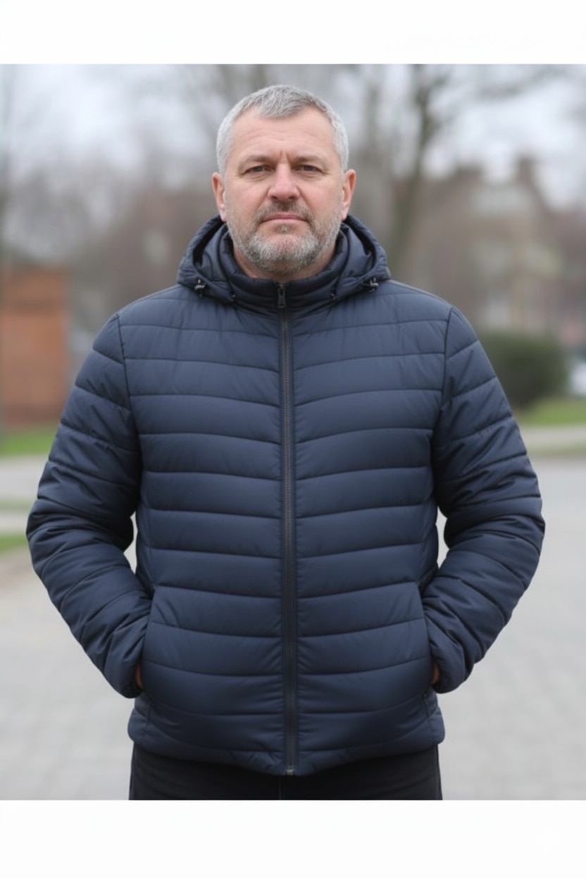 Geaca de Fas pentru Barbati marime mare, cu gluga detasabila, buzunare ...