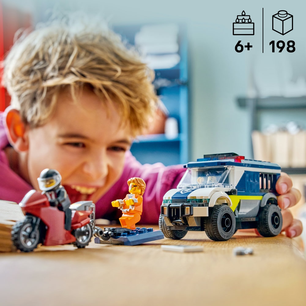 LEGO® City - Duba pentru prizonieri a politiei 60479, 198 piese - eMAG.ro