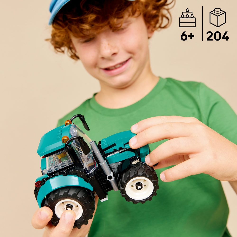 Set de constructie LEGO® City Tractor agricol 60498, Jucarii pentru ...