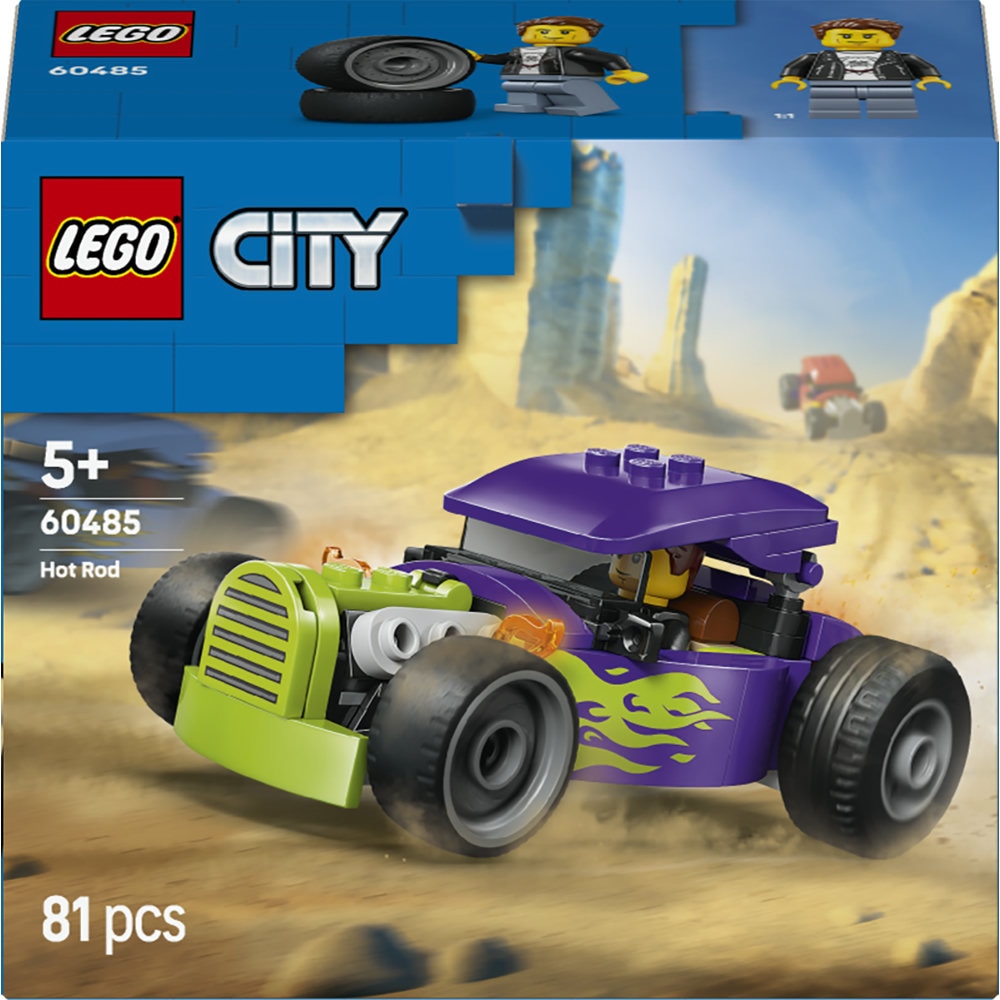LEGO® City - Vehicul hot rod 60485, 81 piese - eMAG.ro