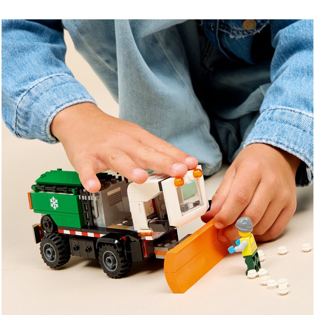 LEGO® City - Vehicul cu plug de zapada 60490, 263 piese - eMAG.ro