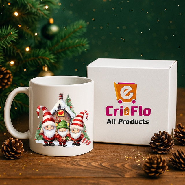 Cana Gnomi Craciun Familie, Craciun, Sarbatori, Cadou, Secret Santa ...