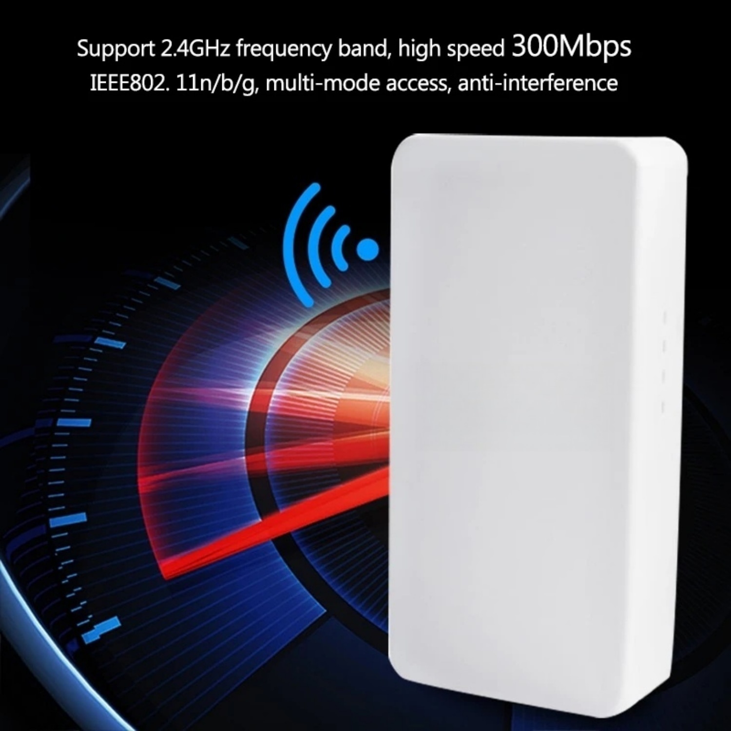 Range Extender wireless, MOSMAOO®, 2.4GHz, 300Mbps, Moduri RE/AP ...