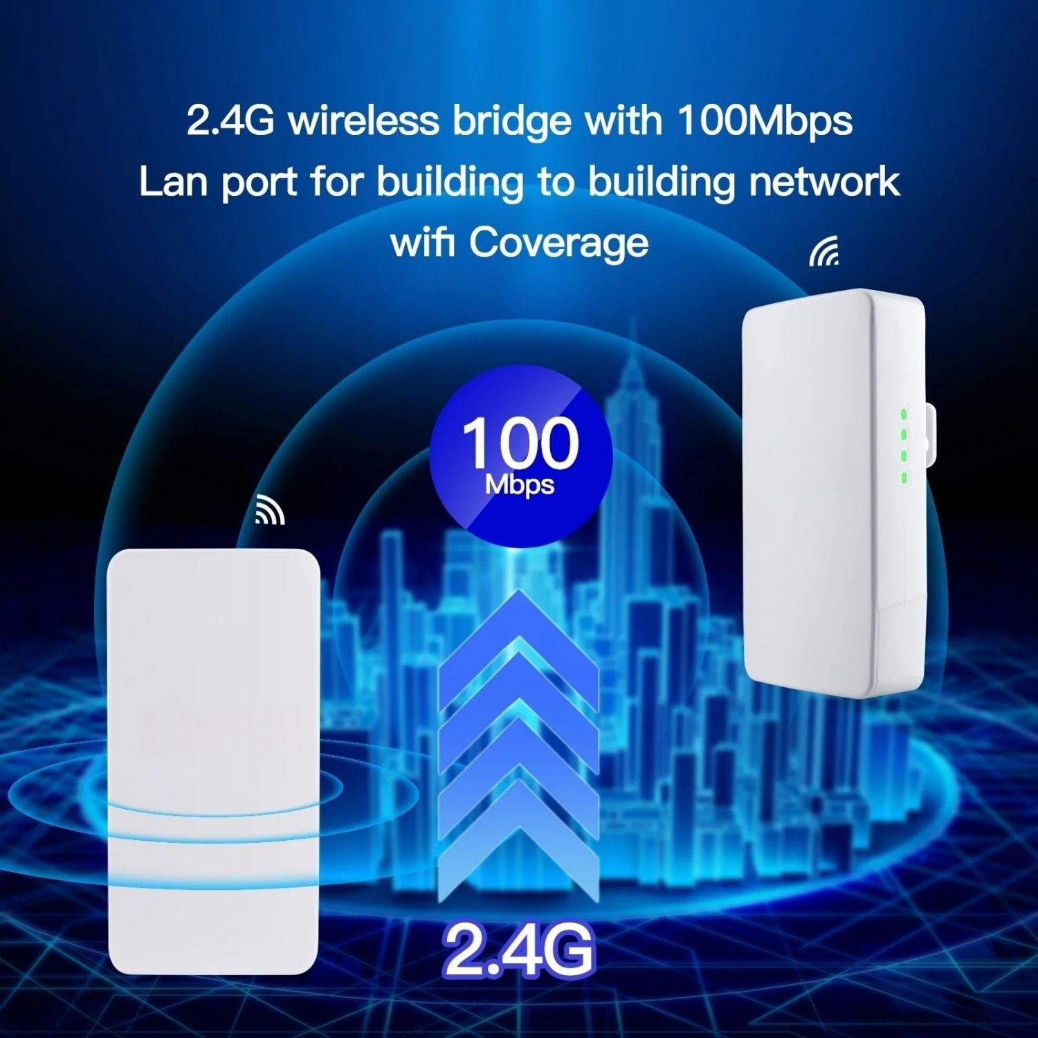 Range Extender wireless, MOSMAOO®, 2.4GHz, 300Mbps, Moduri RE/AP ...