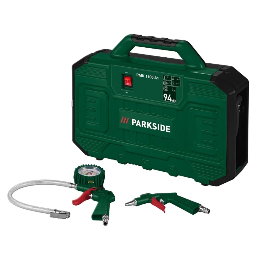 Compresor portabil Parkside PMK 1100 A1, 8 bari, 240V, 180 l/min - eMAG.ro