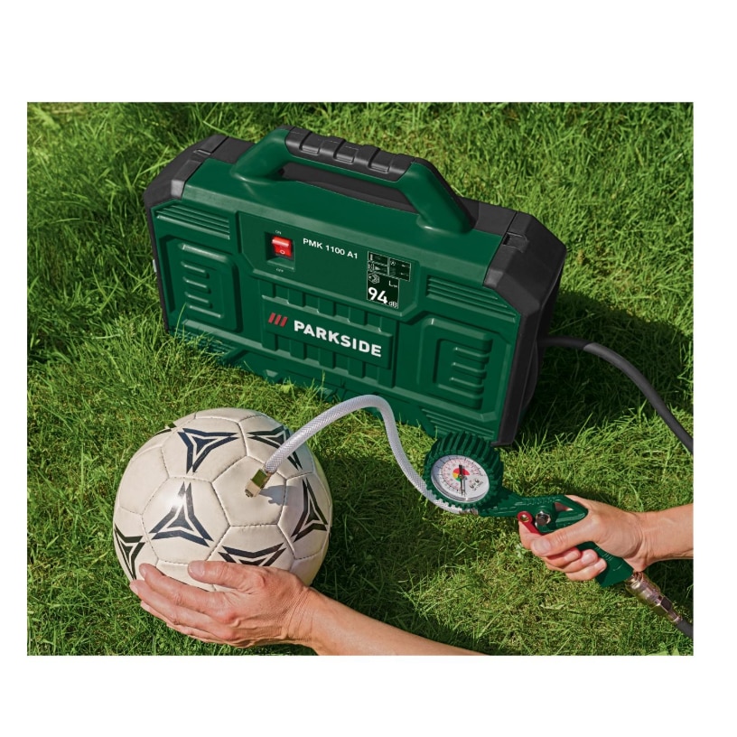Compresor portabil Parkside PMK 1100 A1, 8 bari, 240V, 180 l/min - eMAG.ro