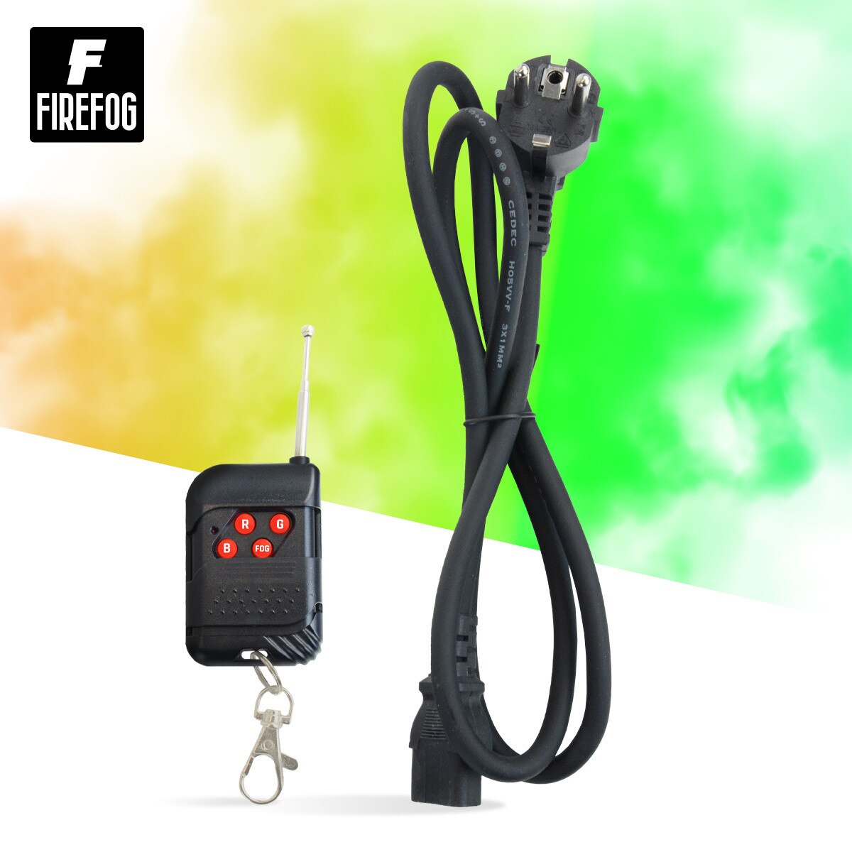 Generator de fum vertical cu LED 1500W Titan1500LED telecomanda DMX ...