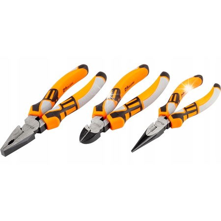 Set 3 clesti RICHMANN, universali 180mm, taiere laterala 160mm, clesti ...