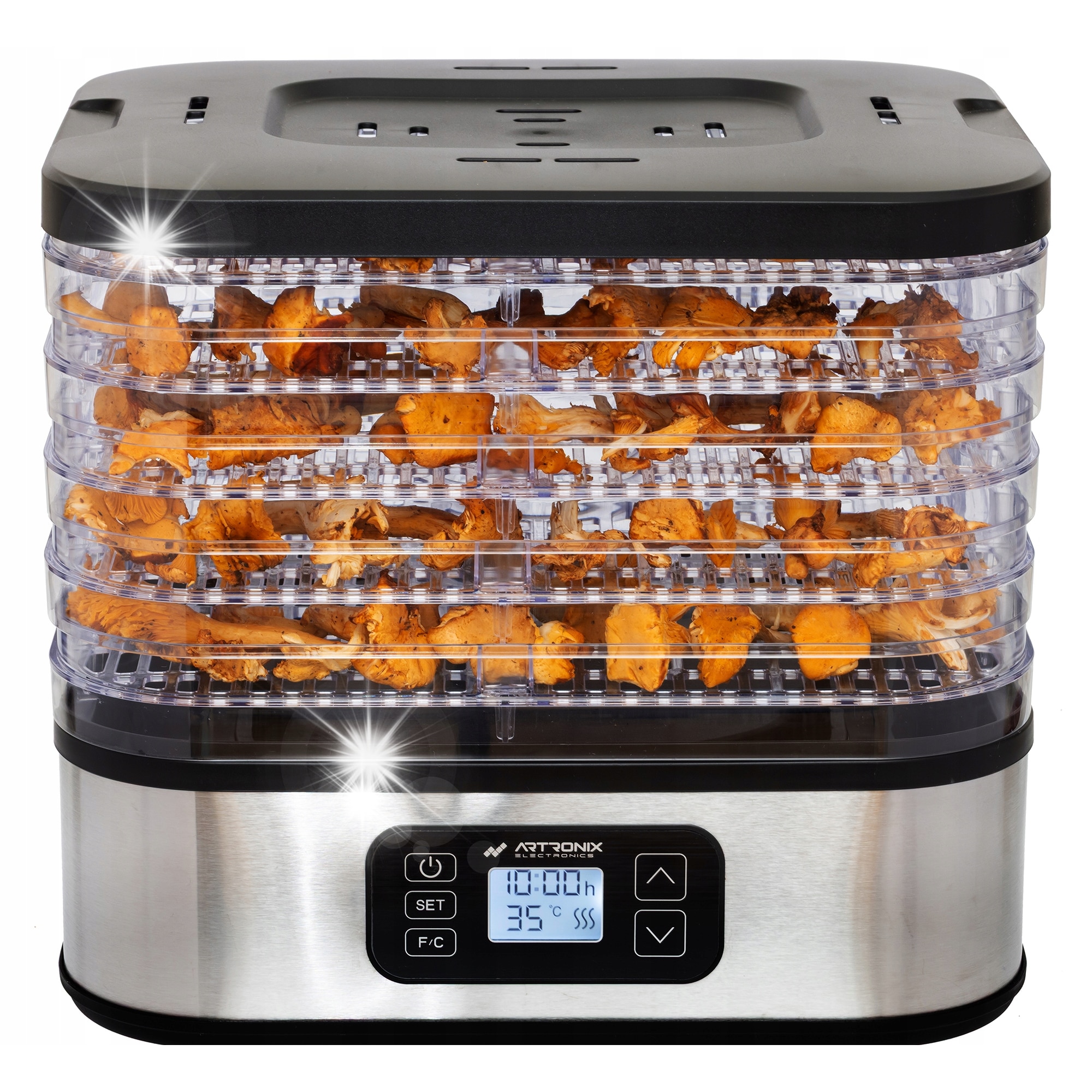 Deshidrator pentru alimente, Artronix 400W, cu timer - eMAG.ro