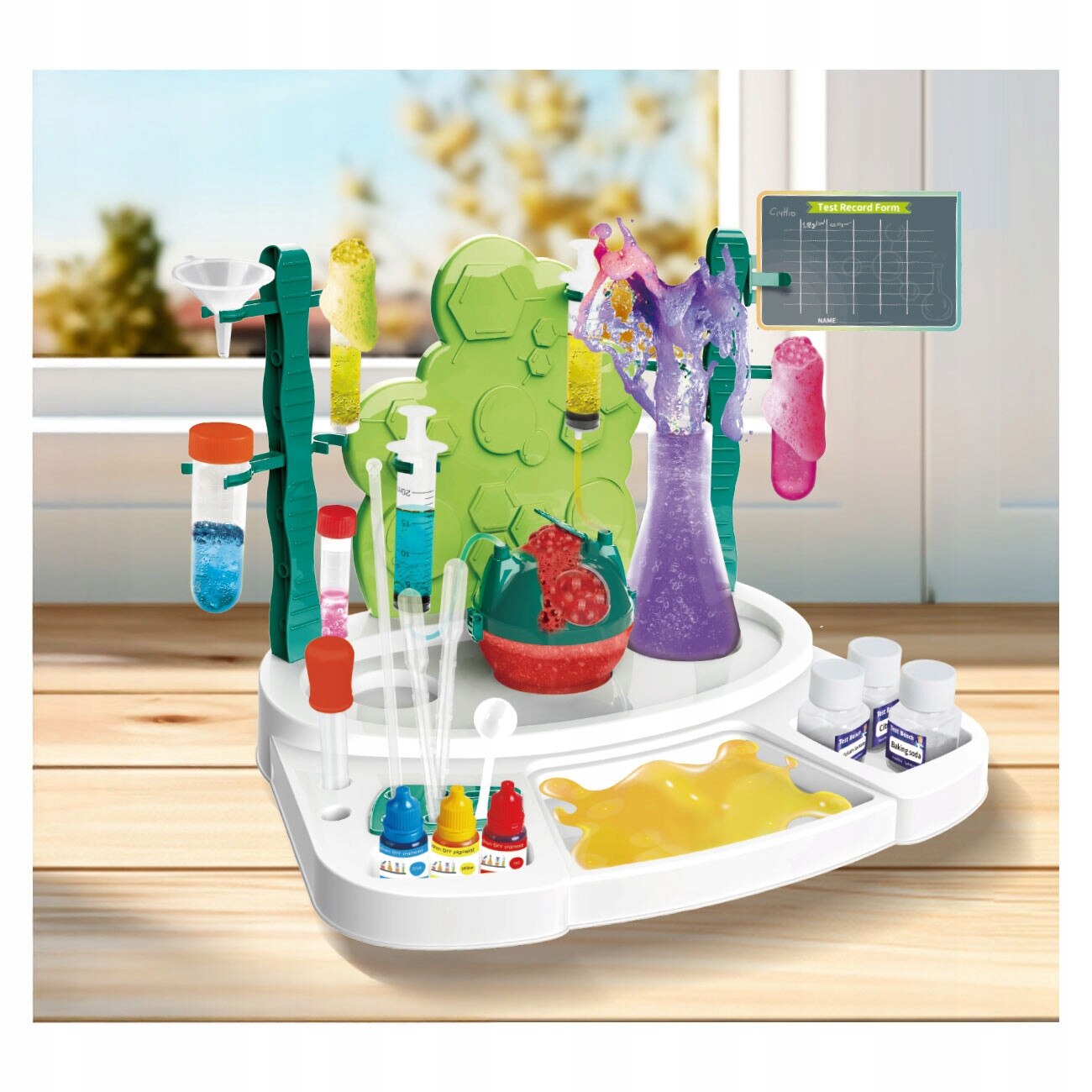 Set educational pentru copii, click4TOYS, laborator chimic, 30 ...