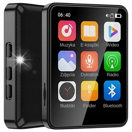Odtwarzacz MP3 Bluetooth 32GB cu radio FM, set cu casti, portabil, 2,4 ...