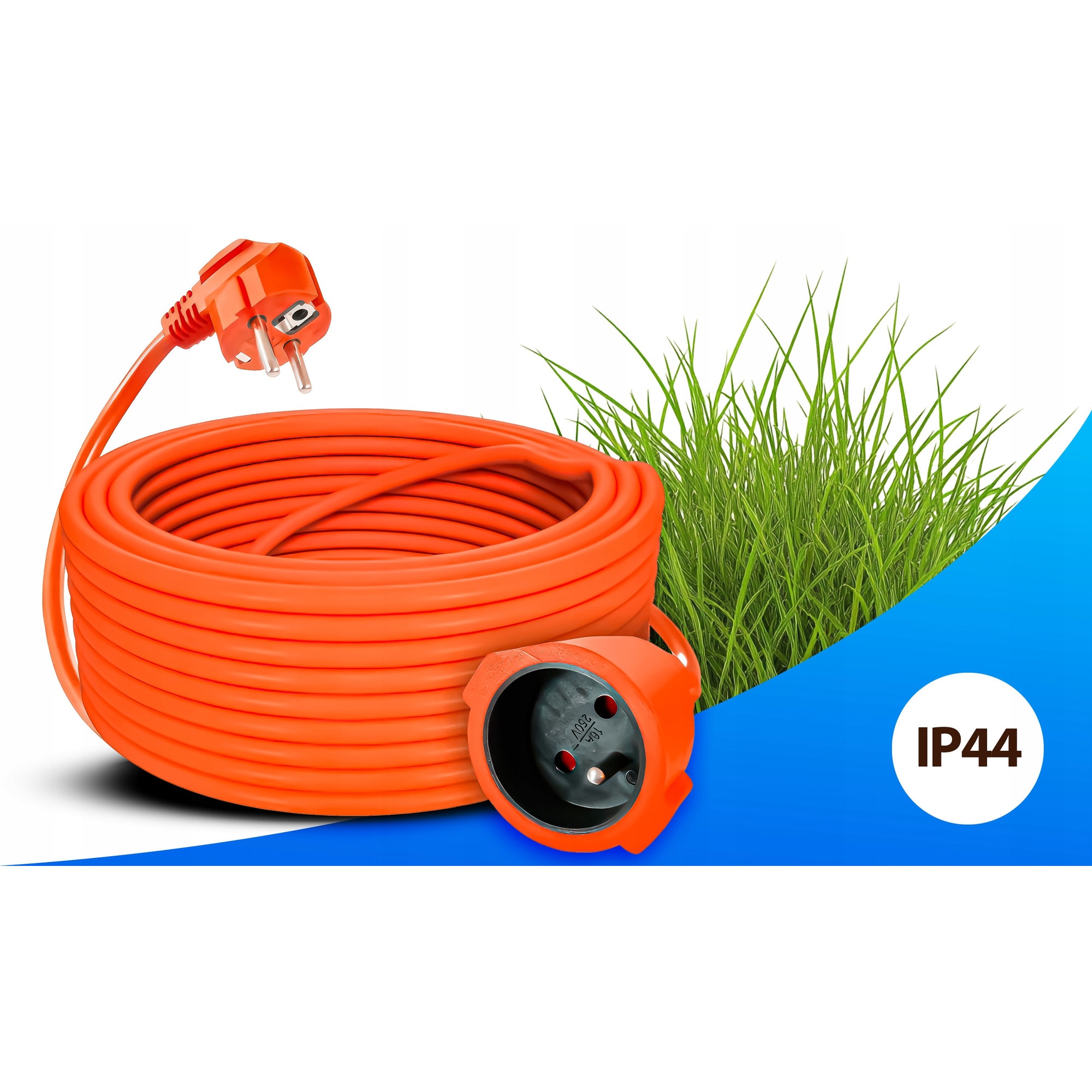 Prelungitor gradina 50m, totalstore, 3x2,5mm, IP44, port unic - eMAG.ro