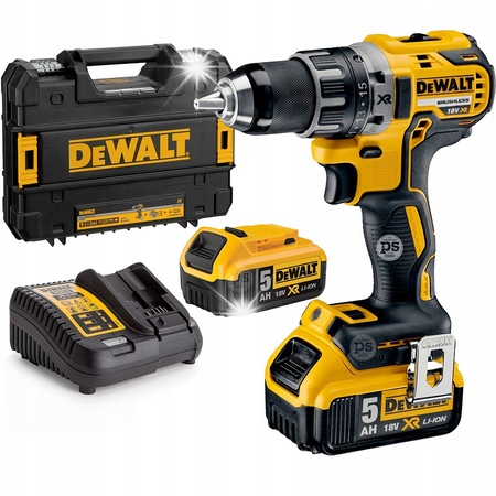 Masina de gaurit si insurubat DeWalt DCD796P2, 18V, 2x5Ah, 70Nm, cu ...