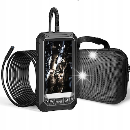 Camera endoscopica profesionala INSKAM 5M, 1080P Full HD, 6 LED-uri ...