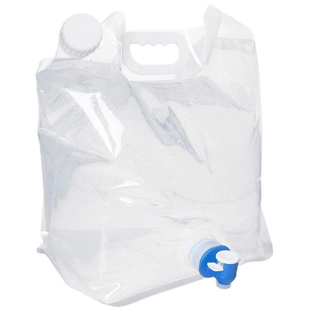 Recipient de apa pliabil cu robinet Artemis 11L, transparent ...
