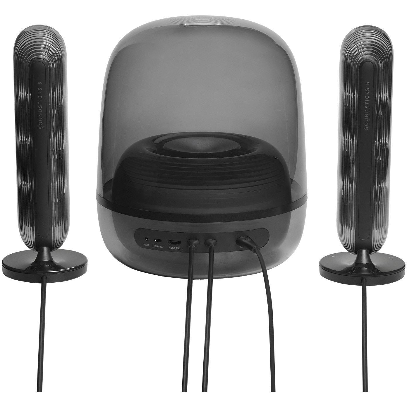 Sistem audio 2.1 Harman Kardon Soundsticks 5, 190W, Bluetooth, HDMI ARC ...