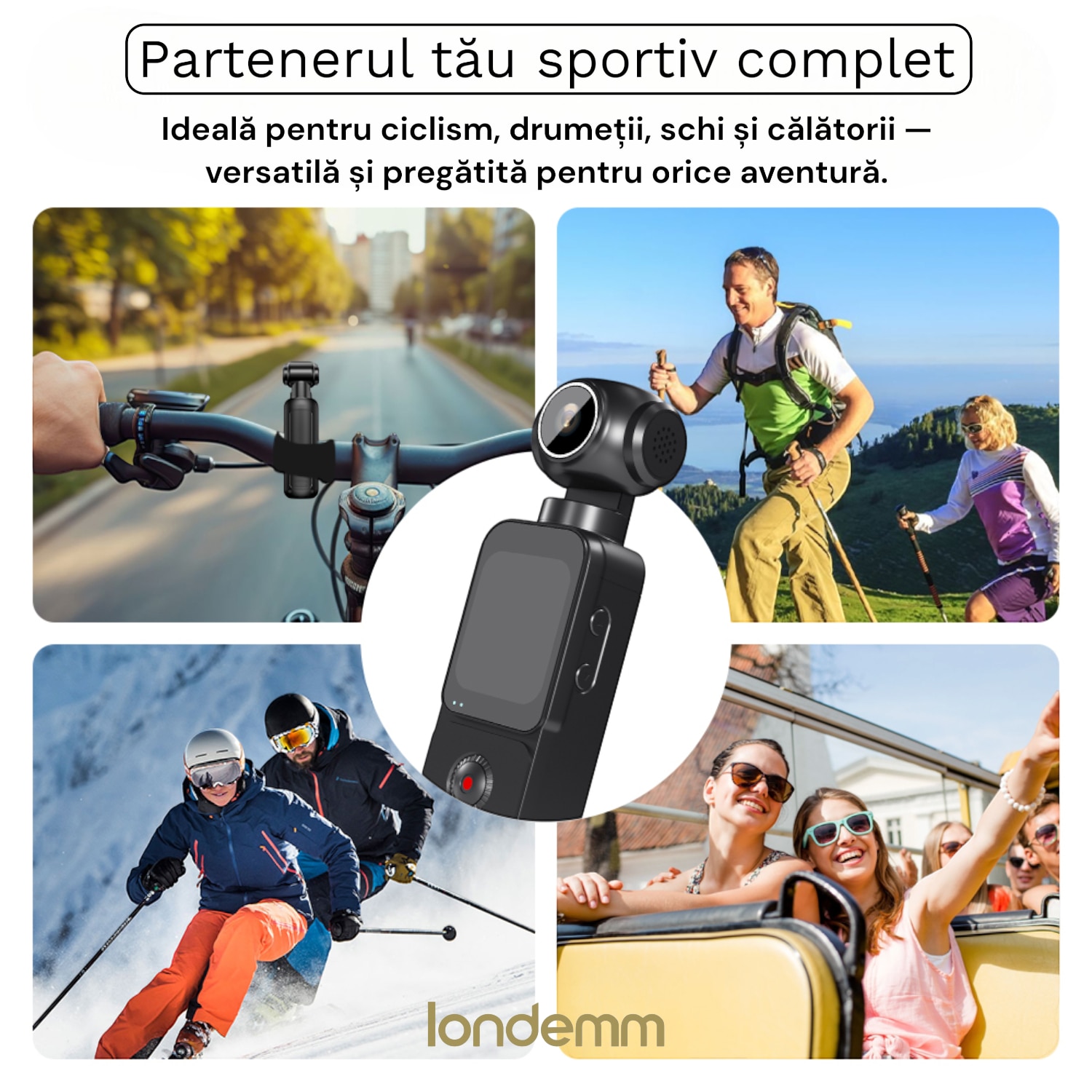 Camera Video Sport LONDEMM 5K UHD, WiFi, Display TouchScreen 1.69 ...